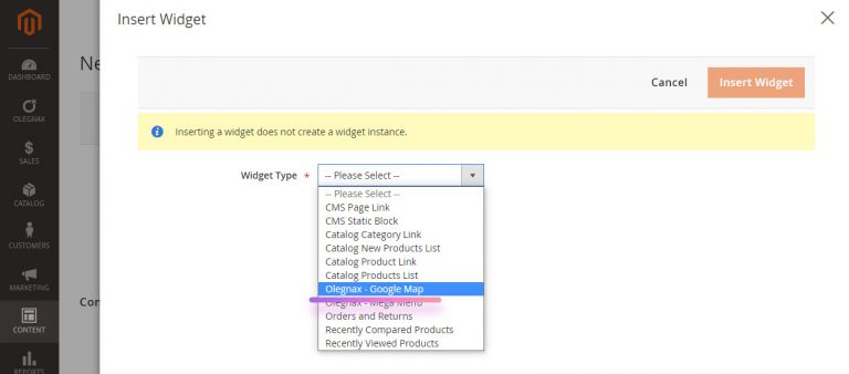 Google Maps Widget for Magento 2 - Olegnax