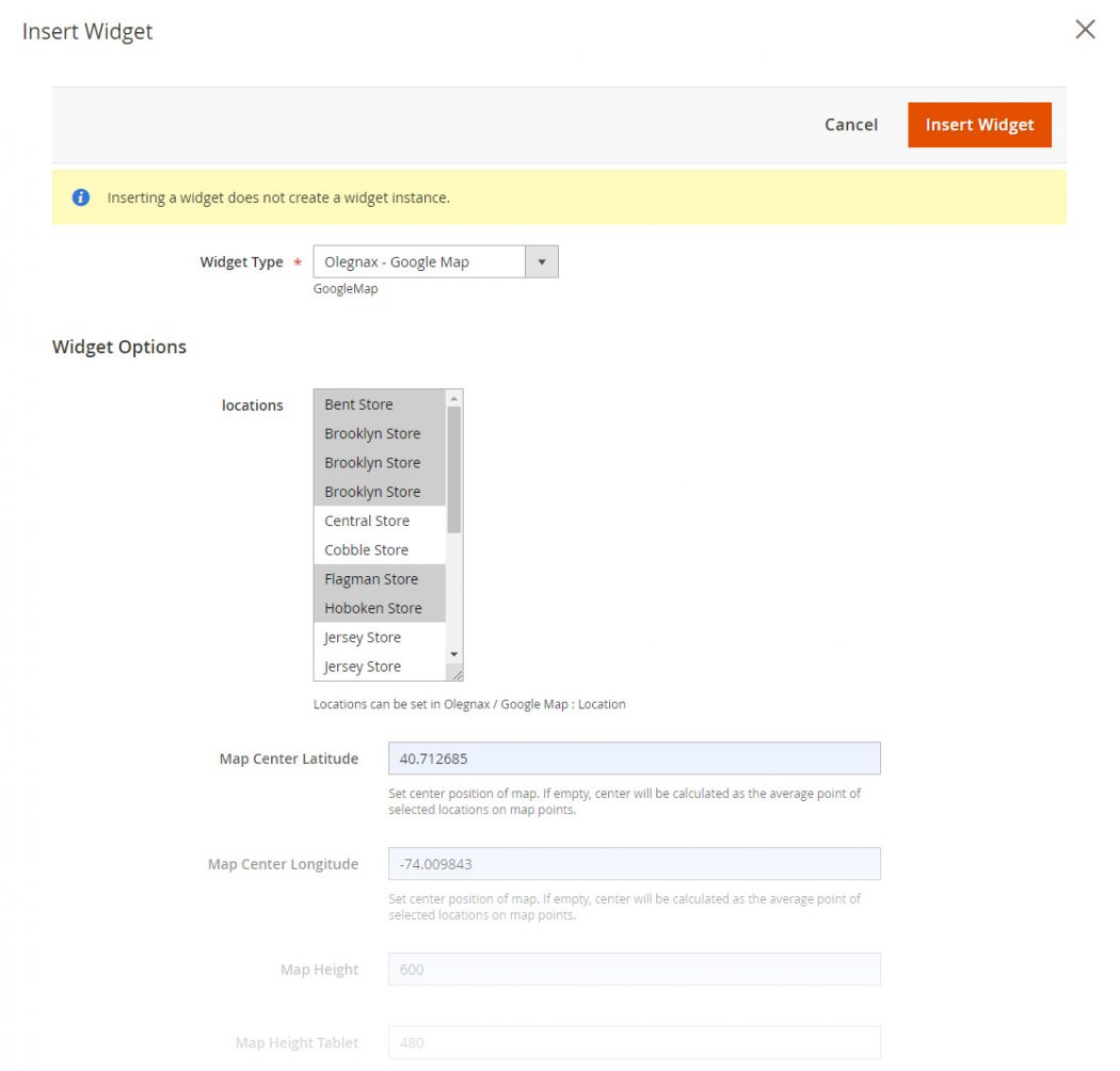 Google Maps Widget for Magento 2 - Olegnax