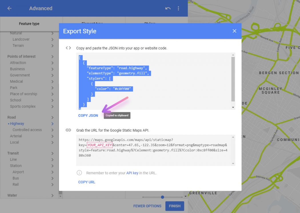 Google Maps for Magento 2, v1.1.0 - Change map style. - Olegnax