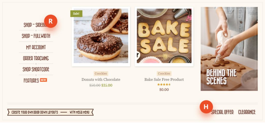 Mega Menu Drop Down Content “Editor” - Olegnax